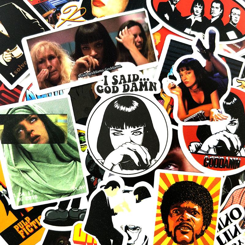 Pulp Fiction Sticker - 50pcs – FiddyStickers