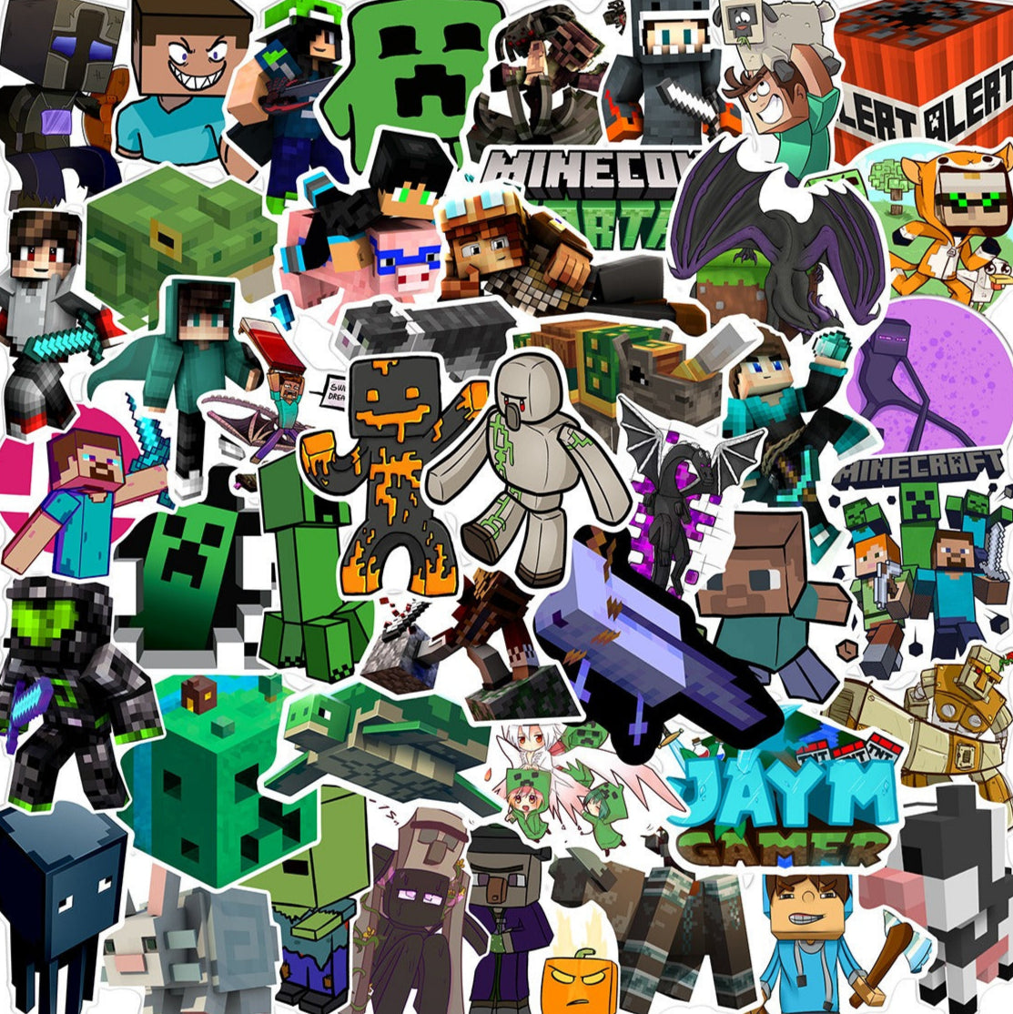 Minecraft Stickers - 100pcs – FiddyStickers