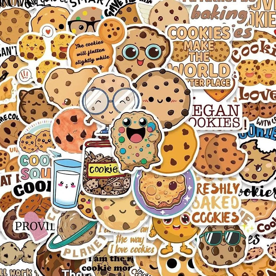 Cookie Stickers - 50pcs – FiddyStickers