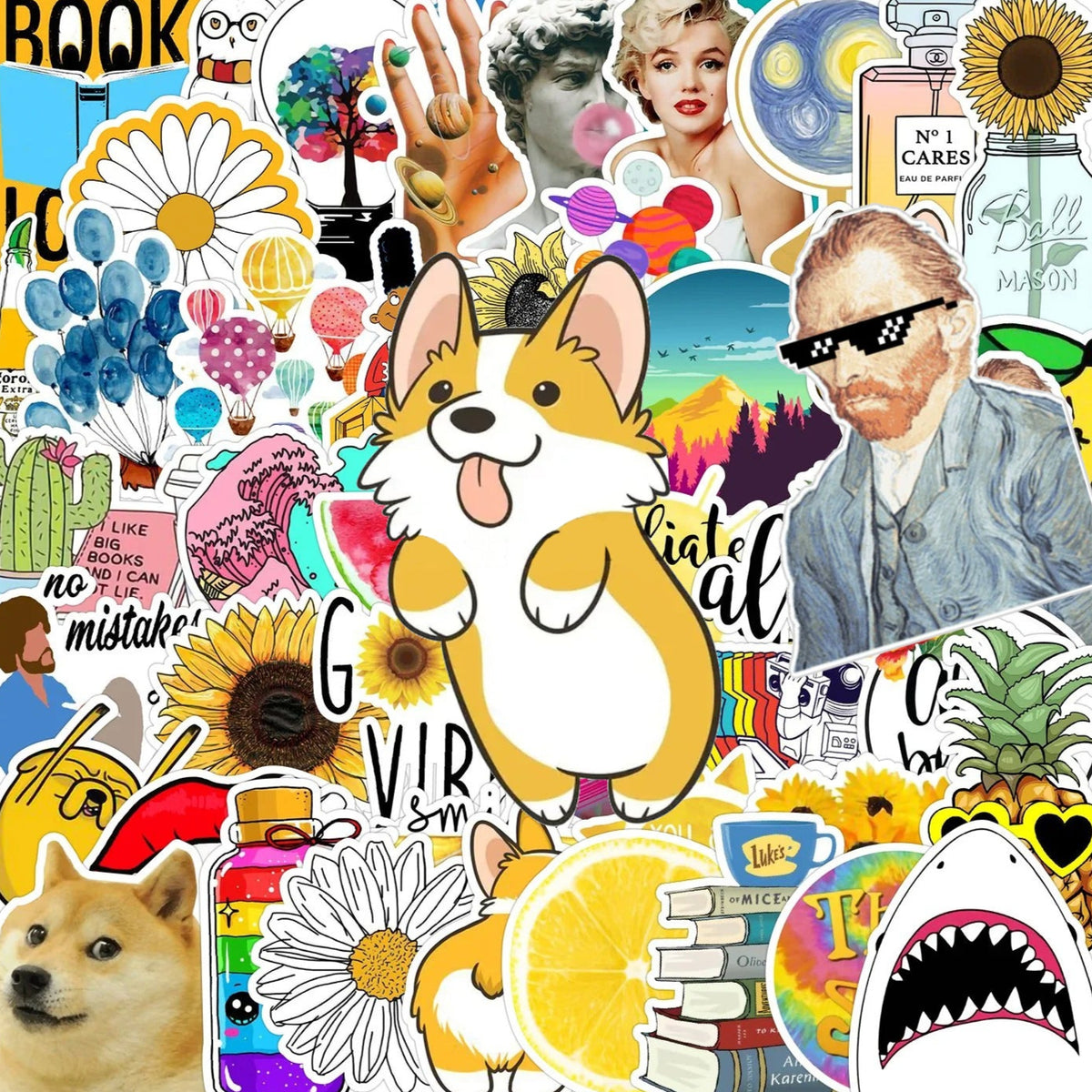VSCO Stickers - 53pcs – FiddyStickers